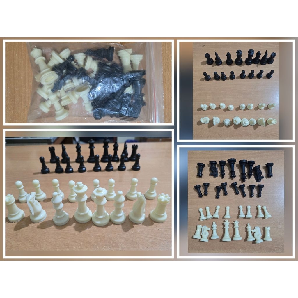 CHESS FRUIT. CHESS SEEDS 1 SET. PLASTIC. BLACK AND WHITE. | Shopee ...