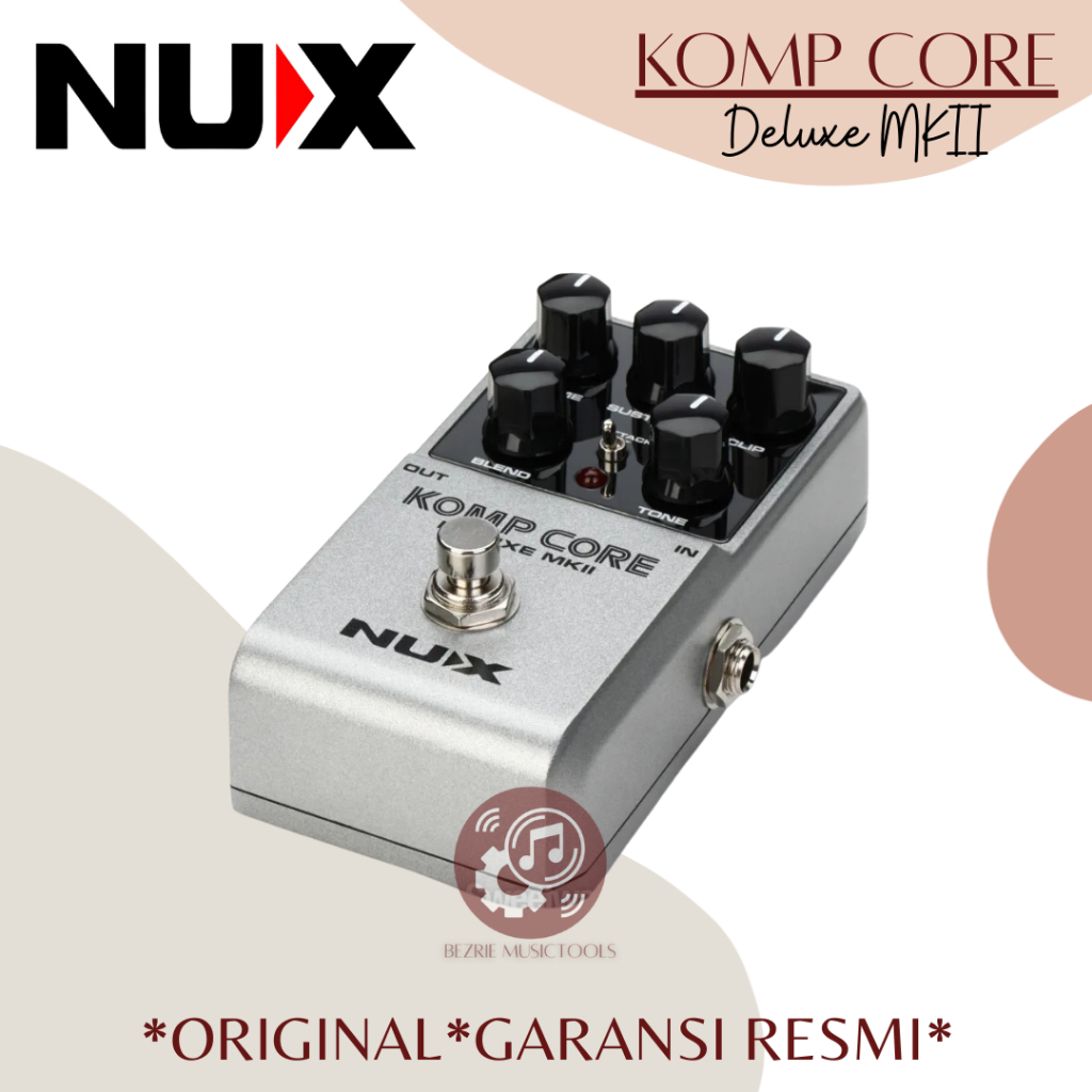 Nux Comp Core Deluxe MKII Compressor Original Professional Guitar Pedal ...