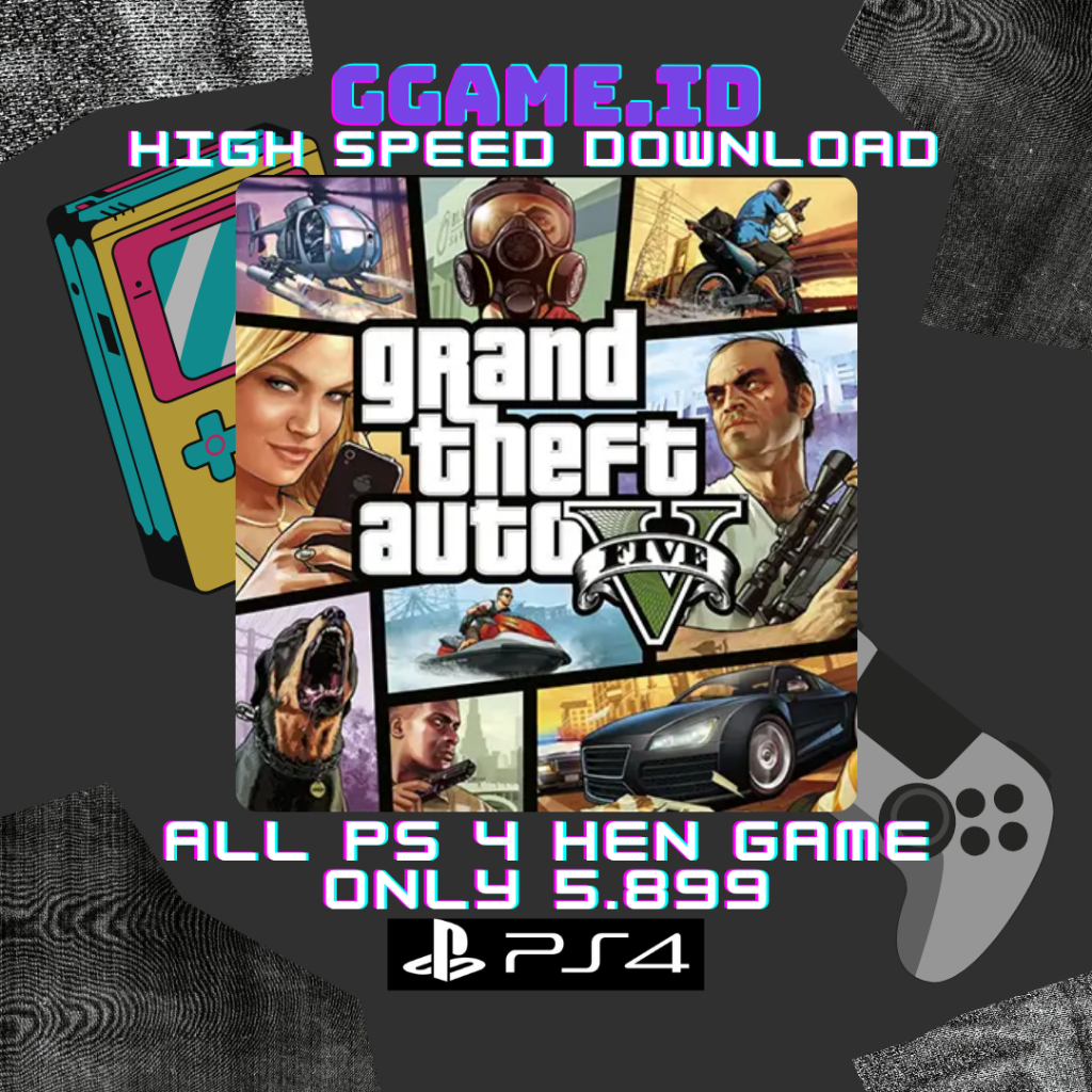 GTA V - Game PS4 HEN Digital (Format PKG) | Full Version | Shopee ...