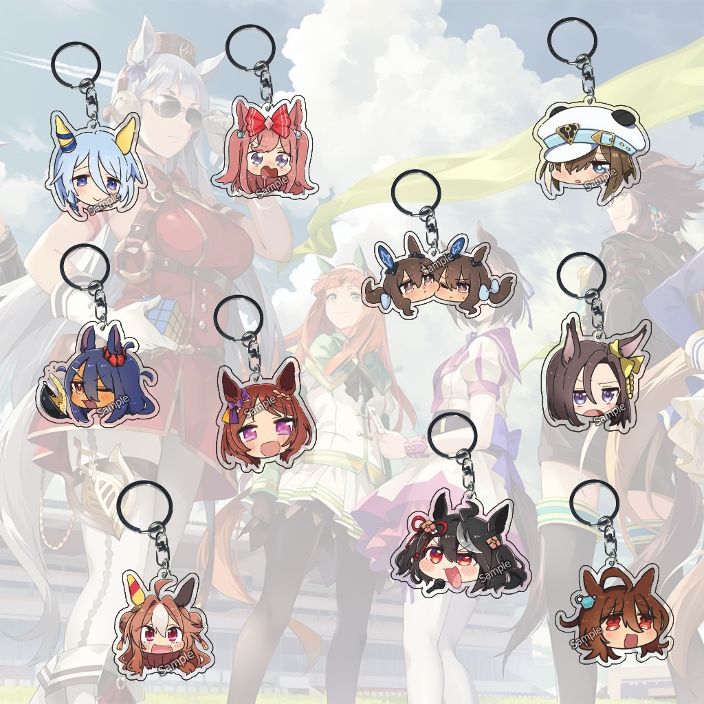 GANTUNGAN Uma Musume Emotion Keychain Uma musume part 06 - E kitasan ...