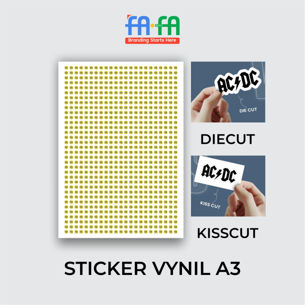 A3+ Vinyl Sticker Printing and Cutting Printing | Shopee Philippines