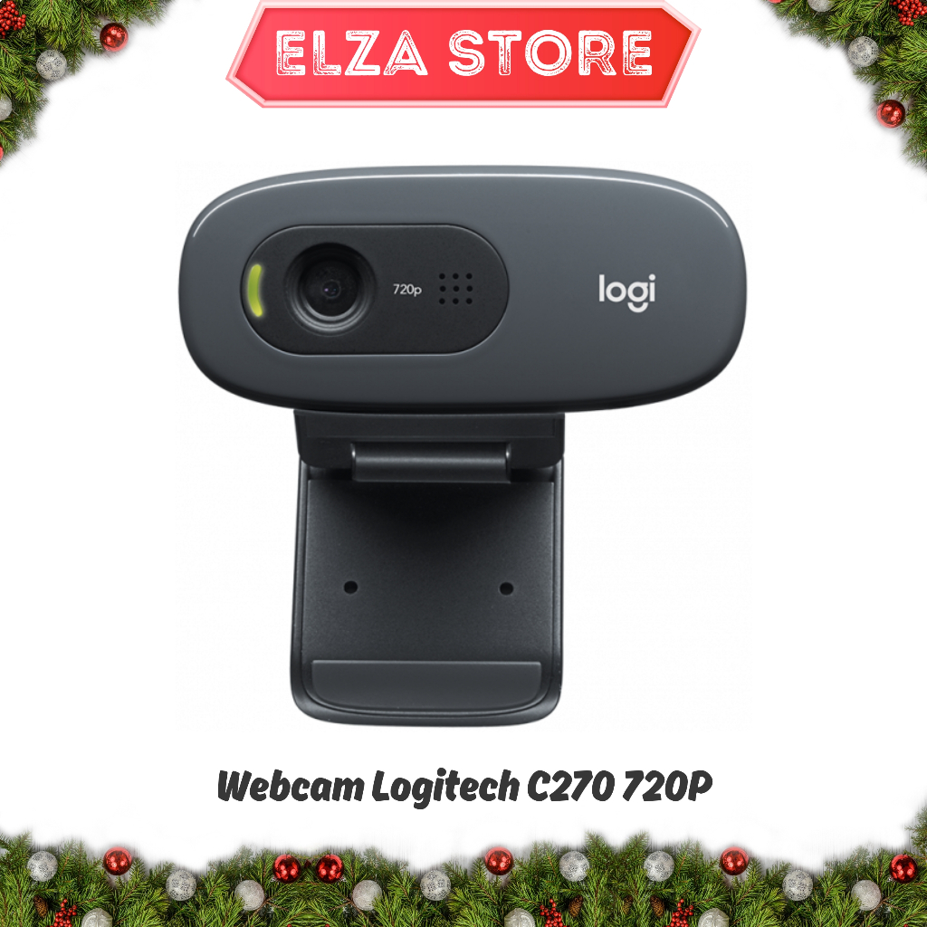 Logitech C270 720p HD Webcam for Windows, Mac OS & Chrome OS | Shopee ...