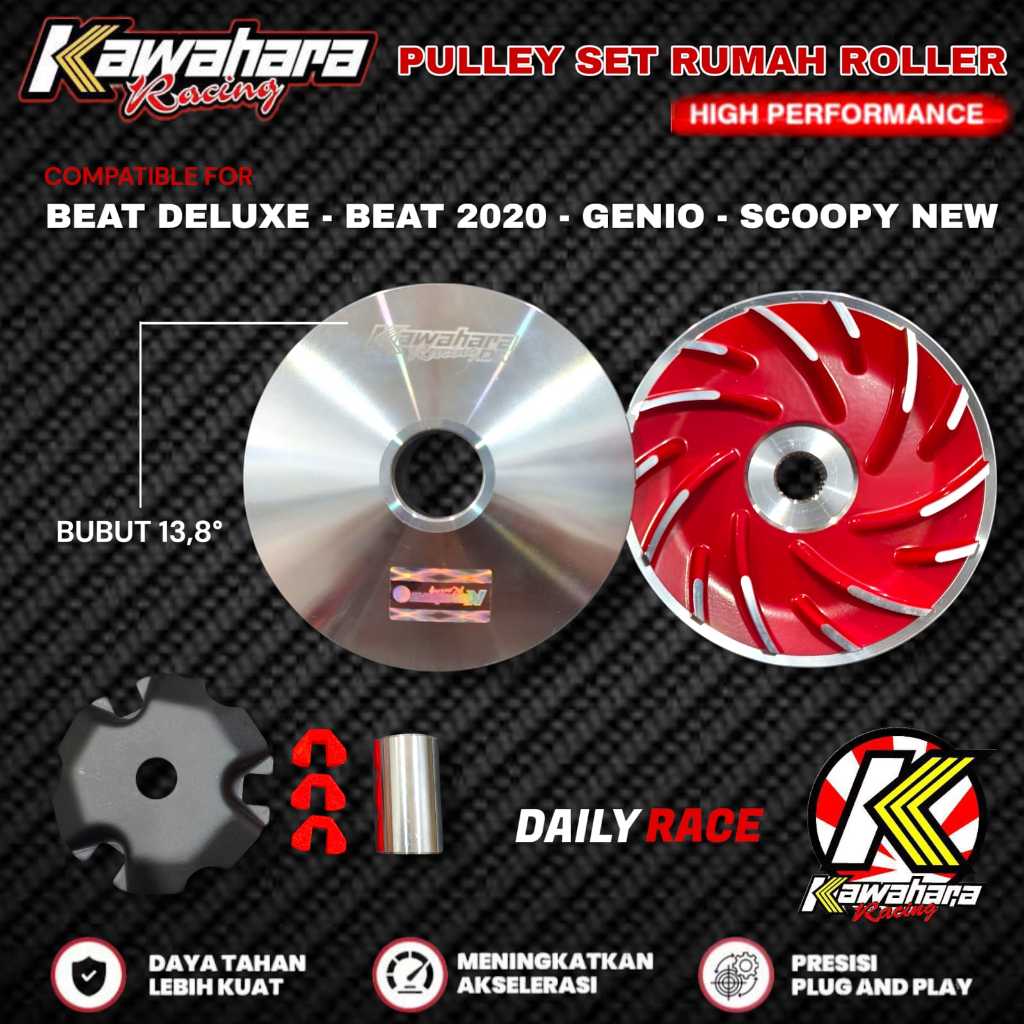 PULLY SET ROLLER HOUSE KAWAHARA RACING BEAT DELUXE BEAT 2020 GENIO ...