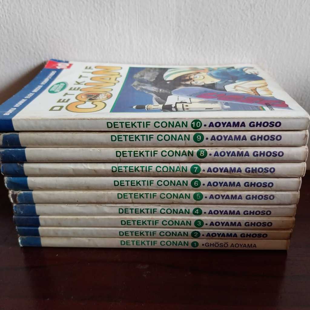 Detective Conan Manga Comic Volume 1-10 Original | Shopee Philippines