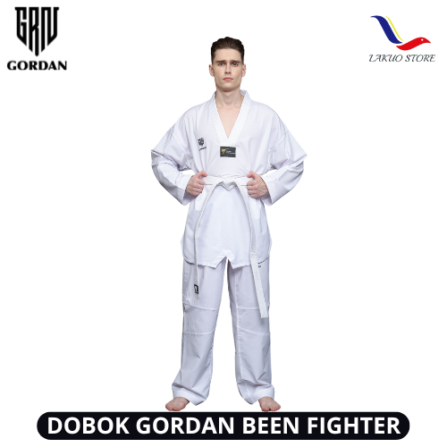 DOBOK GORDAN BEEN FIGHTER / WHITE COLLAR TAEKWONDO UNIFORM / SELF ...