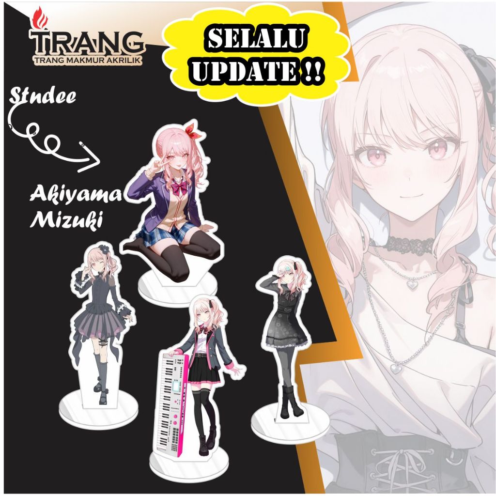 Akiyama Mizuki Acrylic Standee Figure Akiyama Mizuki Acrylic Standing ...