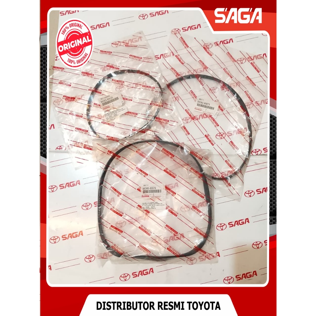 SAGA SAGA | FAN STRAP 1 SET GREAT COROLLA 99363-80630/99364-80870/99365 ...