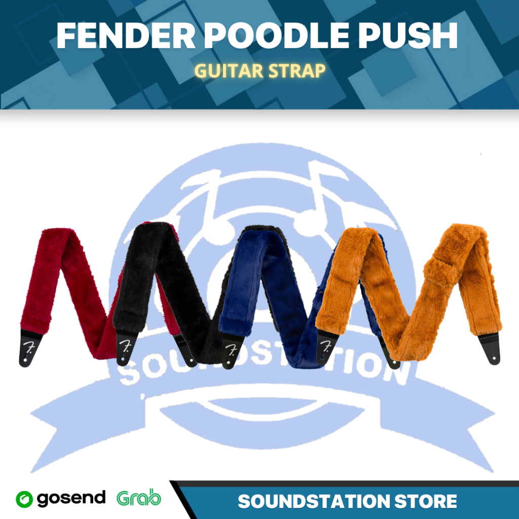Fender Poodle Plush Guitar Strap - Guitar Strep | Shopee Philippines