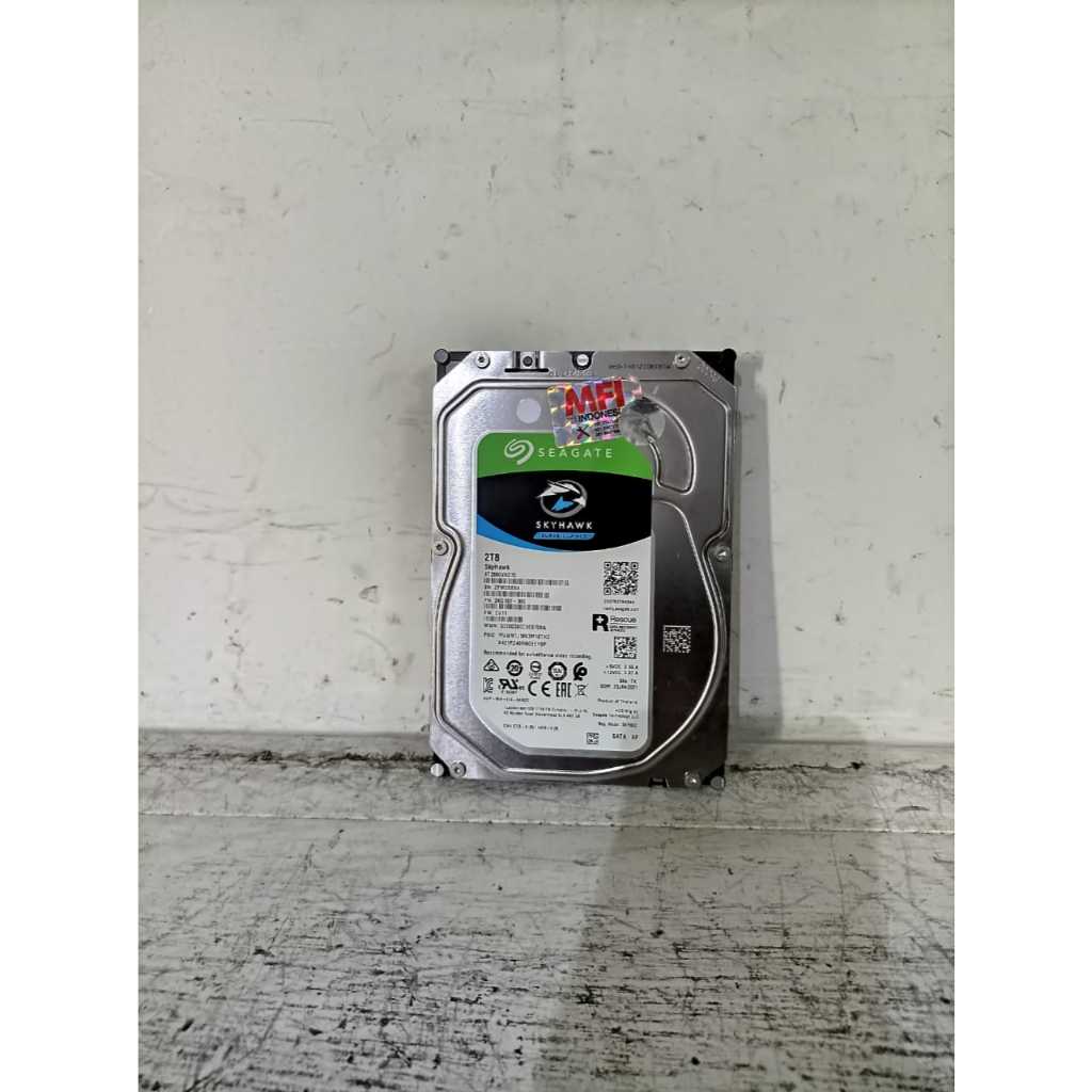 Skyhawk 2tb seagate Hard Drive, 100% Health, Ready to Use | Shopee ...
