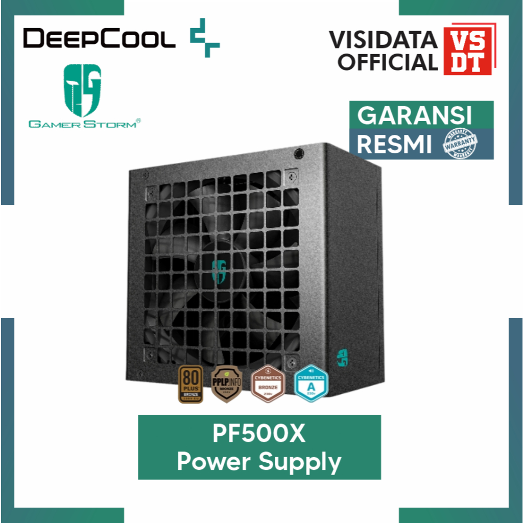 Deepcool Gamerstorm PSU PF500X 500W 80+ Bronze Power Supply Taiwanese ...