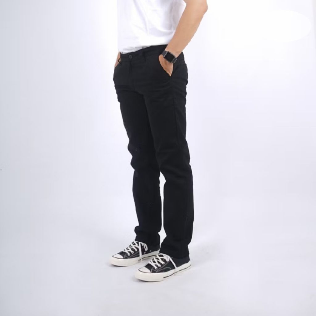 Original Slim Fit Men's Long Chinos Pants | Shopee Philippines