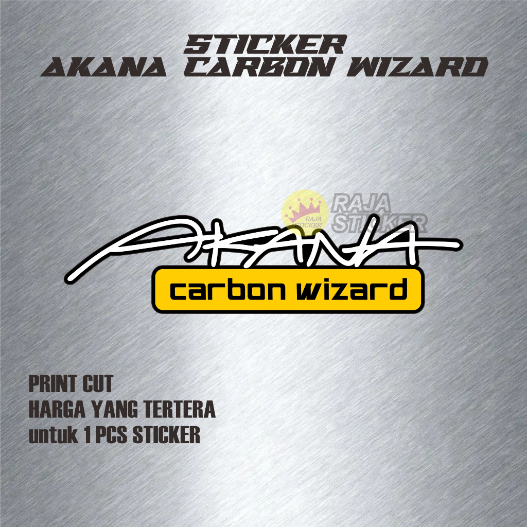 CARBON Sticker AKANA CARBON WIZARD printcut Sticker | Shopee Philippines