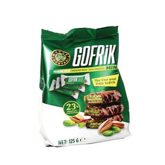 GOFRIK Chocolate Bag Contents 10pcs 12.5gr Pistachio Kahve Dunyasi ...
