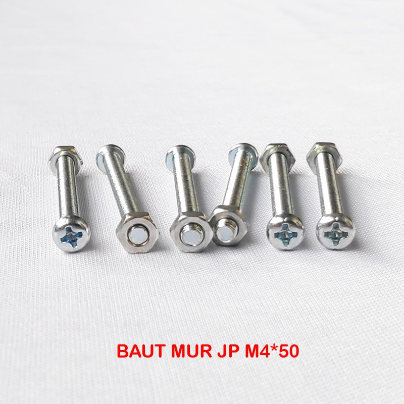 6PCS JP M4X50 TRANSISTOR BOLTS AND NUTS | Shopee Philippines