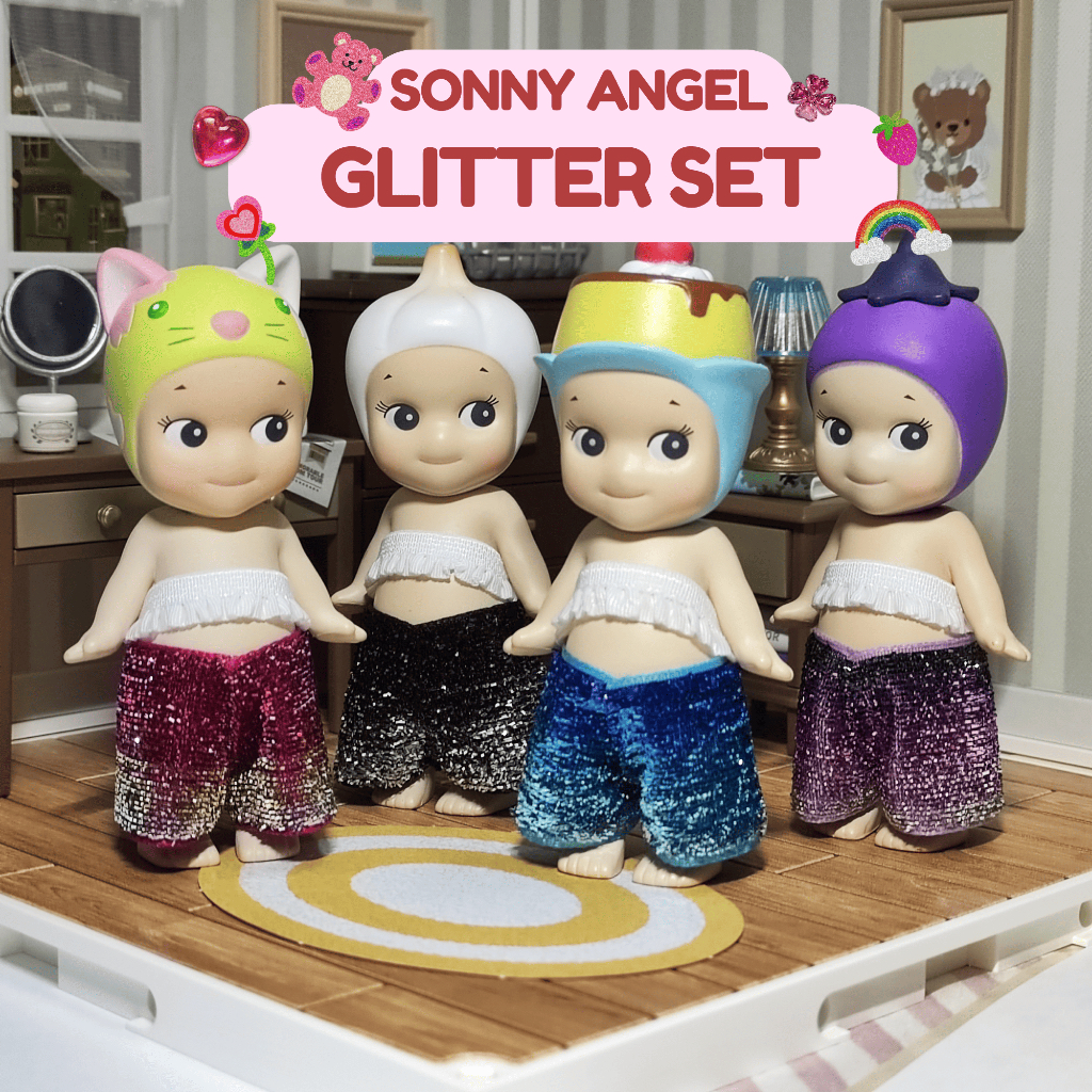 Sonny angel clothes GLITTER Set crop top Set skirt dress Doll skirt ...