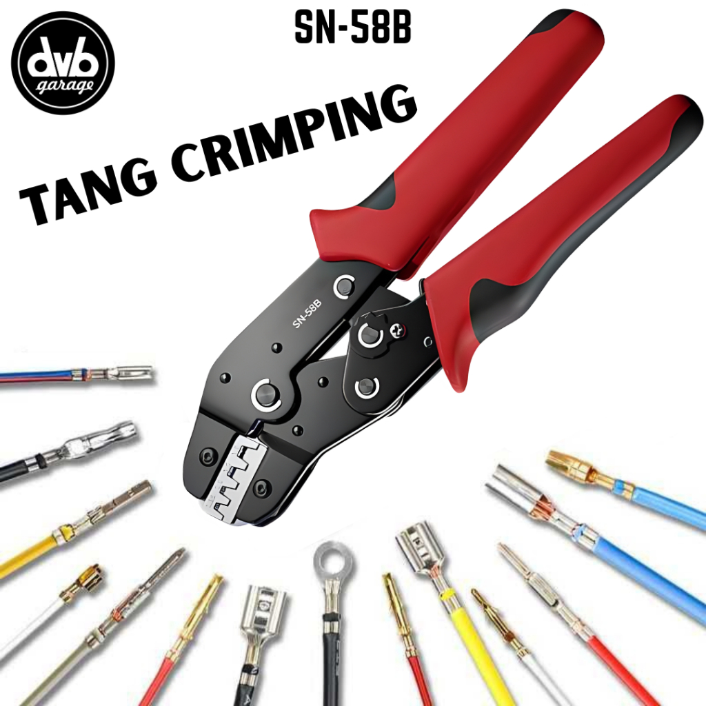 SN-58B CRIMPING PLIERS ELECTRICAL TERMINAL CONNECTOR CABLE CONNECTOR ...