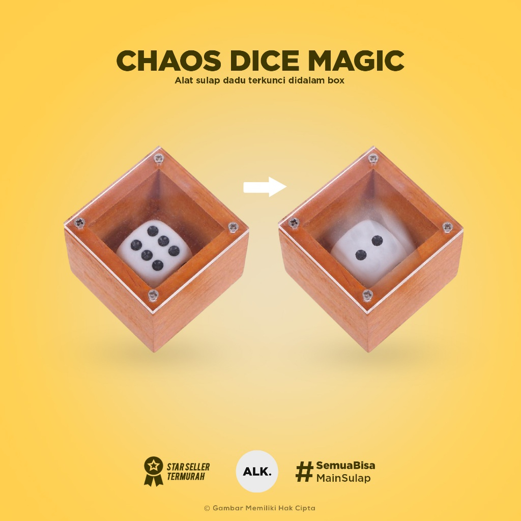 The dice can change numbers inside - Chaos dice - Magic tool | Shopee ...