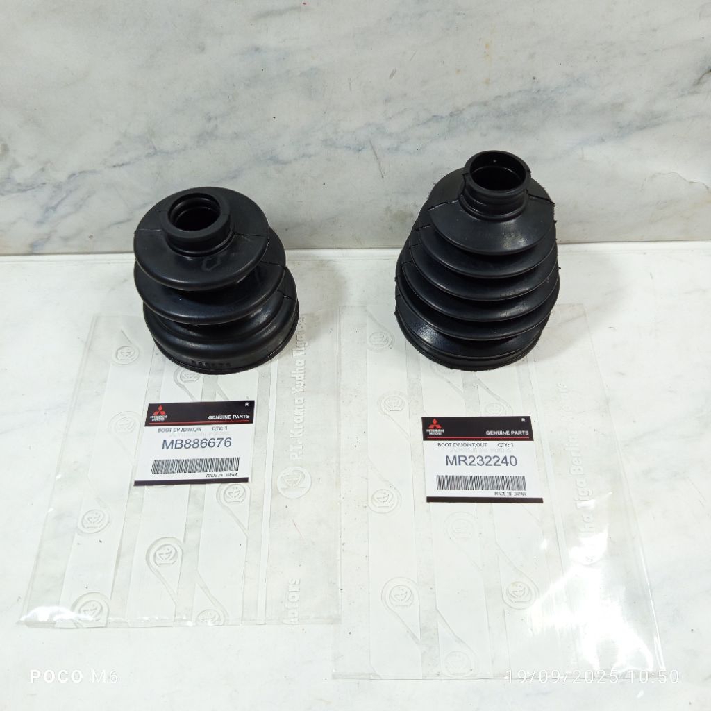 CV JOINT RUBBER BOOT OUTER AND INNER AXLE SET MITSUBISHI L200 TRITON ...