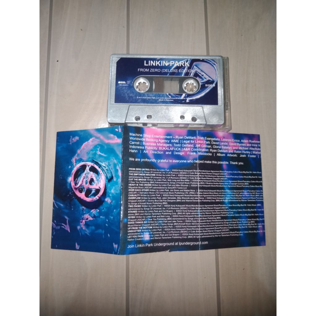 Linkin park cassette tape from zero special edition bootleg | Shopee ...