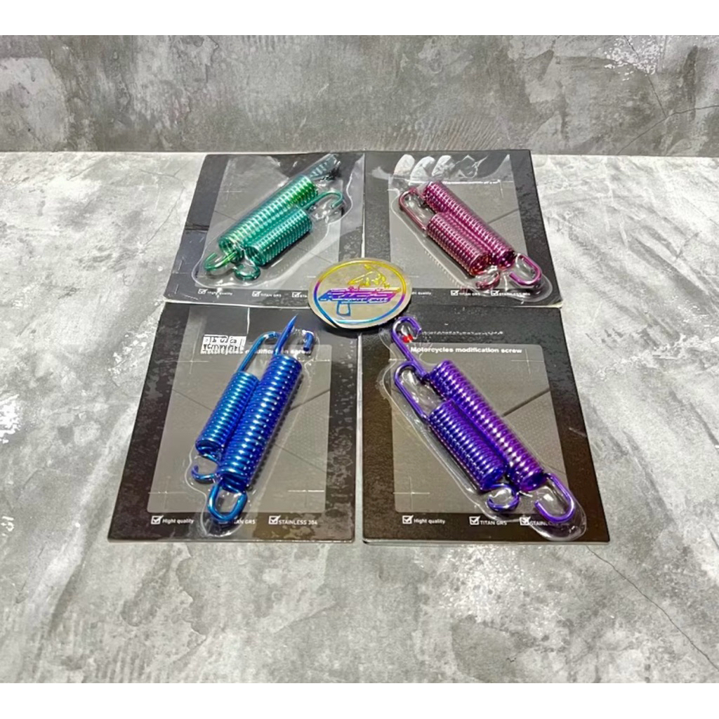 Standard spring 1 and 2 titanium yamaha mio nouvo | Shopee Philippines