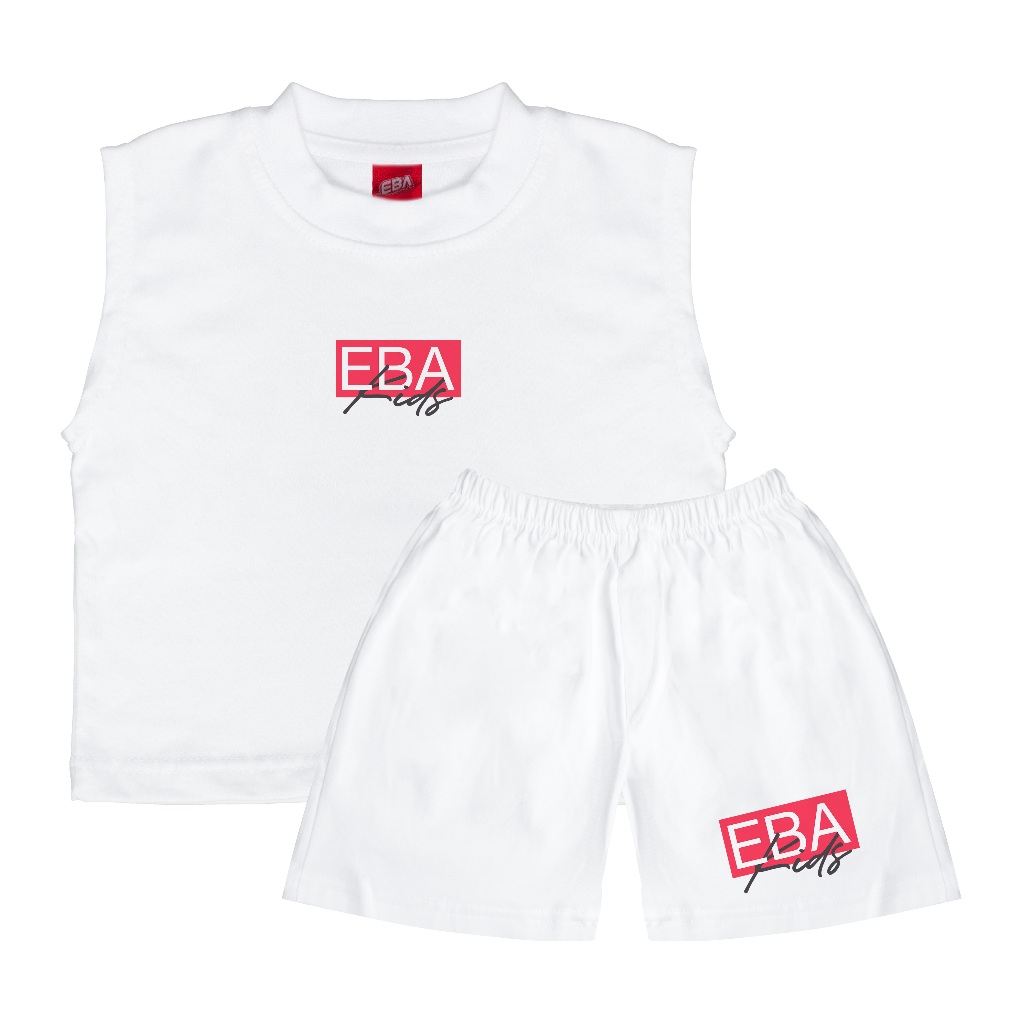 EBA Kids Singlet Anak Signature Red Set (Children's Singlet Set) Unisex ...