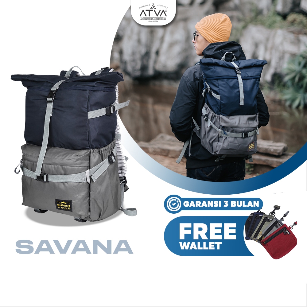 Men's and Women's Backpacks, Outdoor Roll Top Waterproof Backpacks ...