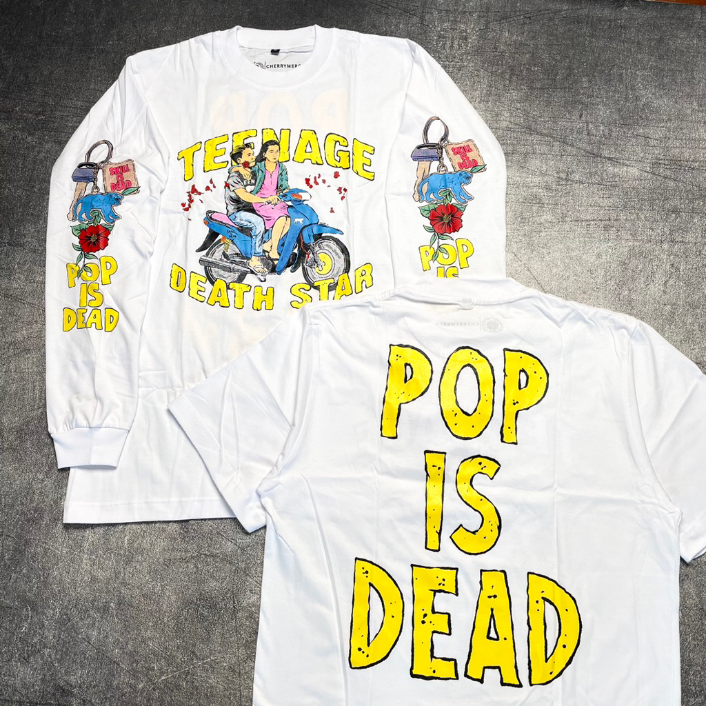 TEENAGER DEATH STAR - POP IS DEAD WHITE Official Merchandise | Shopee ...