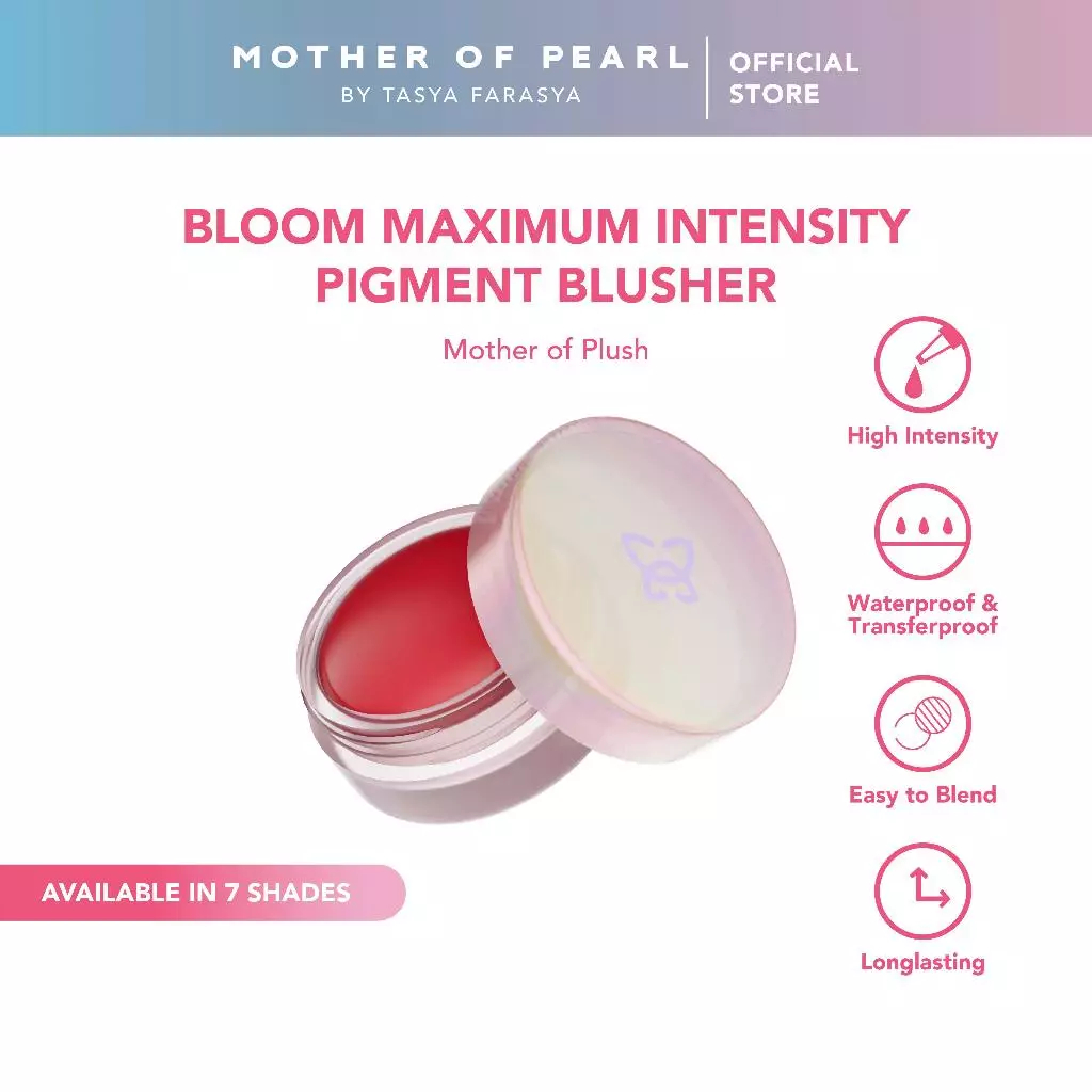 Mother Of Pearl Blush MOP - BLOOM Maximum Intensive Pigment Blusher ...