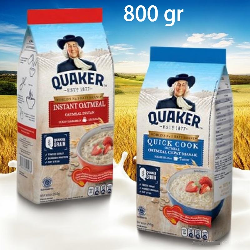 Quaker Instant Oatmeal Quaker Quick Cooking Oatmeal healthy morning ...