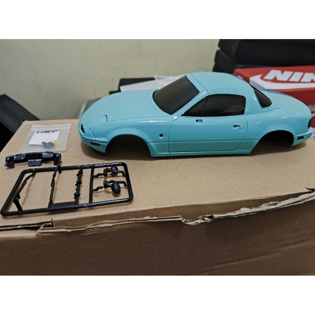Body rc ldrc drift miata 1:18 is still smooth, just take a chassis ...