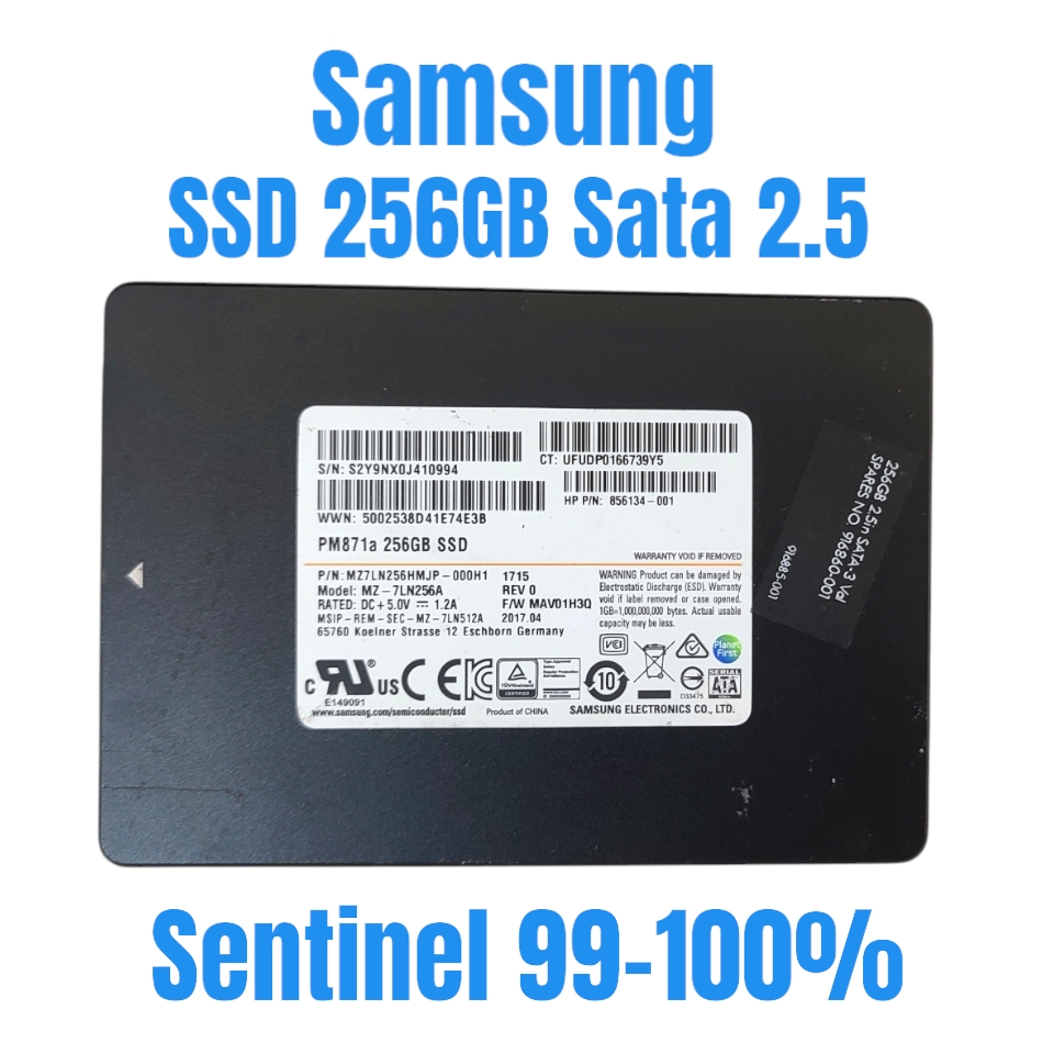 Samsung 256GB SATA 2.5" SSD ssdsam1 | Shopee Philippines