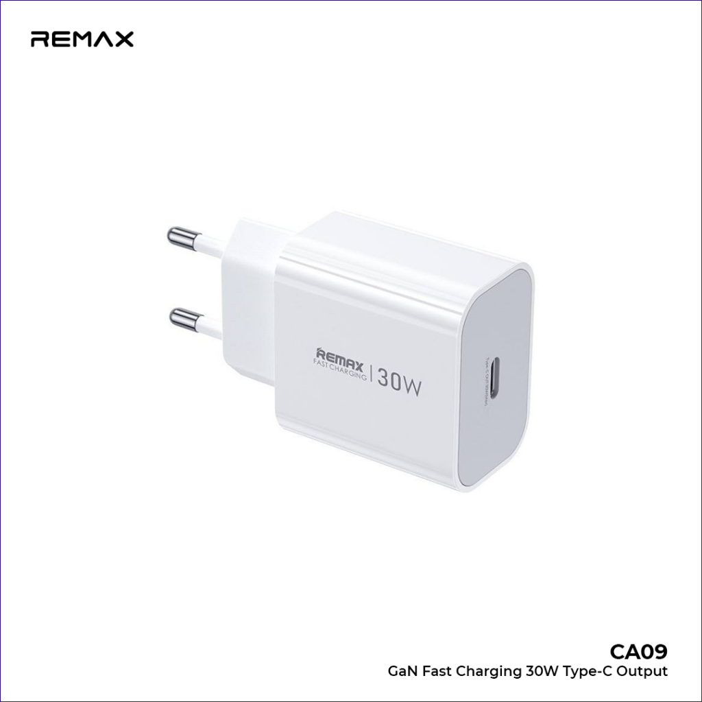 Remax GaN Fast Charging Charger Head 30W/40W Single Port Smart IQ Can ...