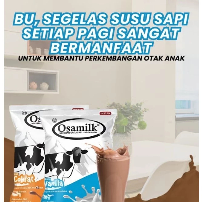 Osamilk - Weight Gain Milk - Chocolate Flavor - Vanilla Flavor | Shopee ...