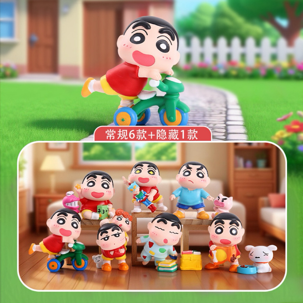 Action Figure Blind Box Shinchan Daily Shin Chan Display Mystery Boxes ...