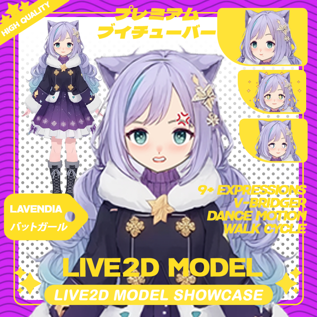 VTuber Model Premade – Winter Neko Girl | Vtuber Model 5 | Shopee Philippines