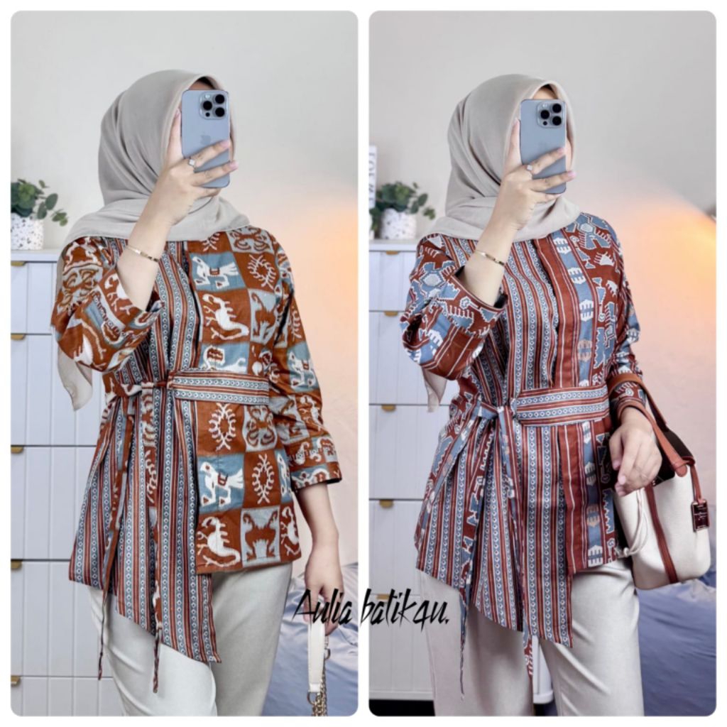 MONALISA GENES MODERN WOMEN'S BATIK CLOTHES M, L, XL, original from ...