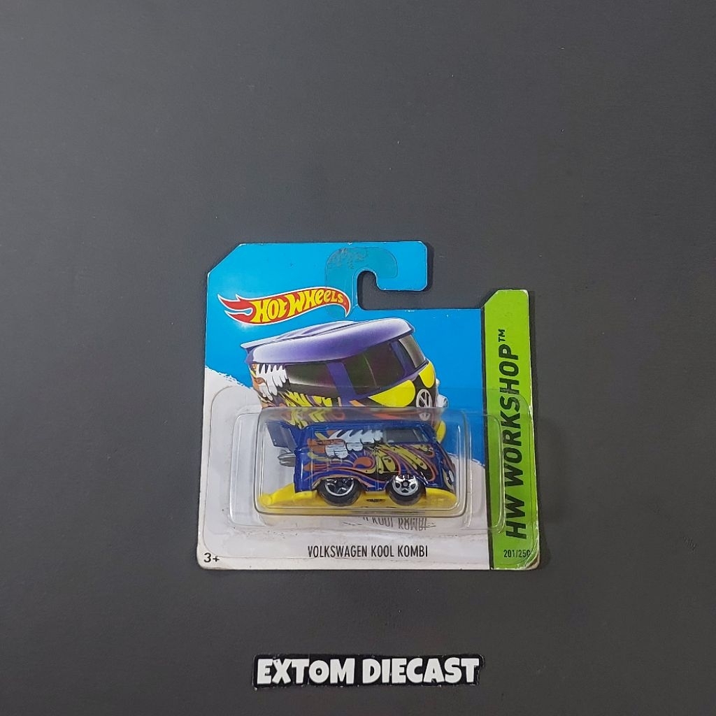 Hotwheels Kool Kombi Blue Short Card | Shopee Philippines