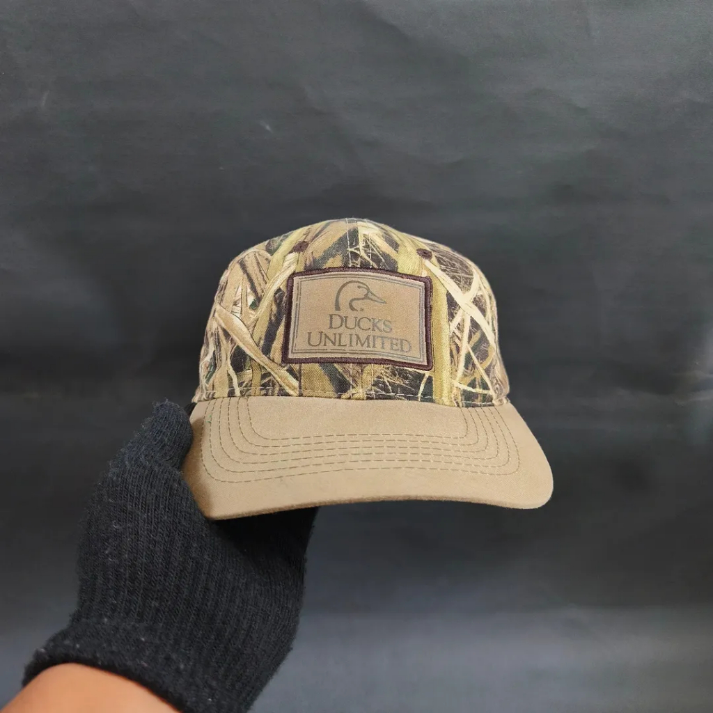Unisex Men's and Women's DUCKS UNLIMITED Realtree Camo Cap | Shopee ...