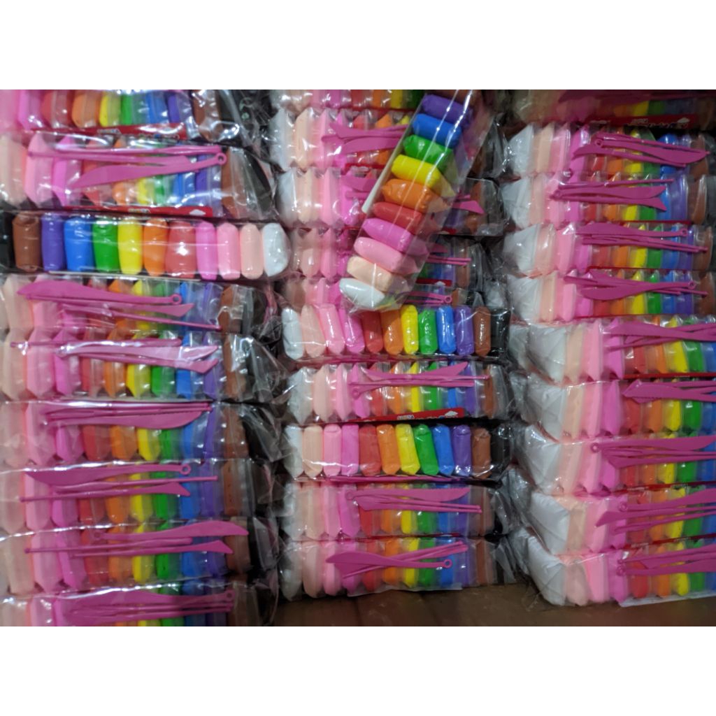LILIN 10 PACK CLAY PACKAGE - 10 DOZEN CLAY PACKAGE / CLAY POLYMER 12 ...