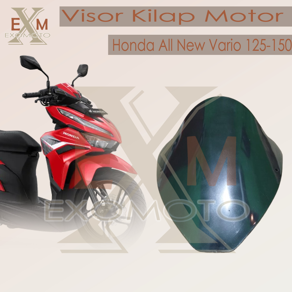 Shiny Visor for Honda Vario All New 125/150 2018-2025 Exomoto ...