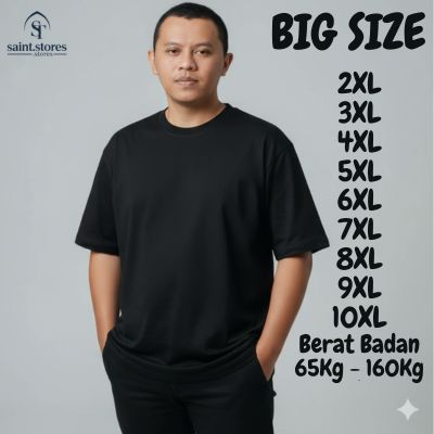 Jumbo plain t-shirt BIG size for men and women, super jumbo size 2XL ...