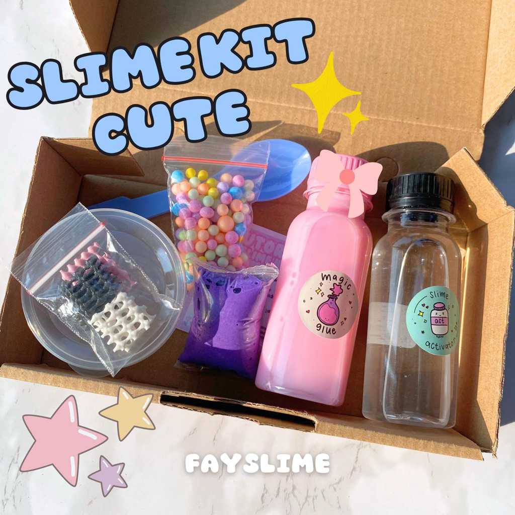 Cute Slime Kit | Anti-Fail Slime Kit | Shopee Philippines