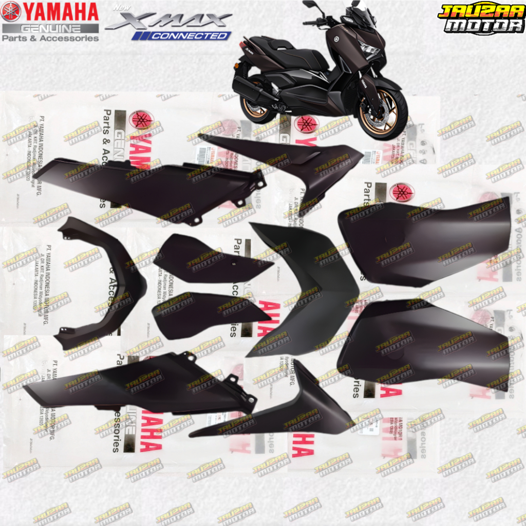 FULL SMOOTH BODY COVER ALL NEW XMAX V2 XMAX TECH MAX BROWN DOFF P5 ...