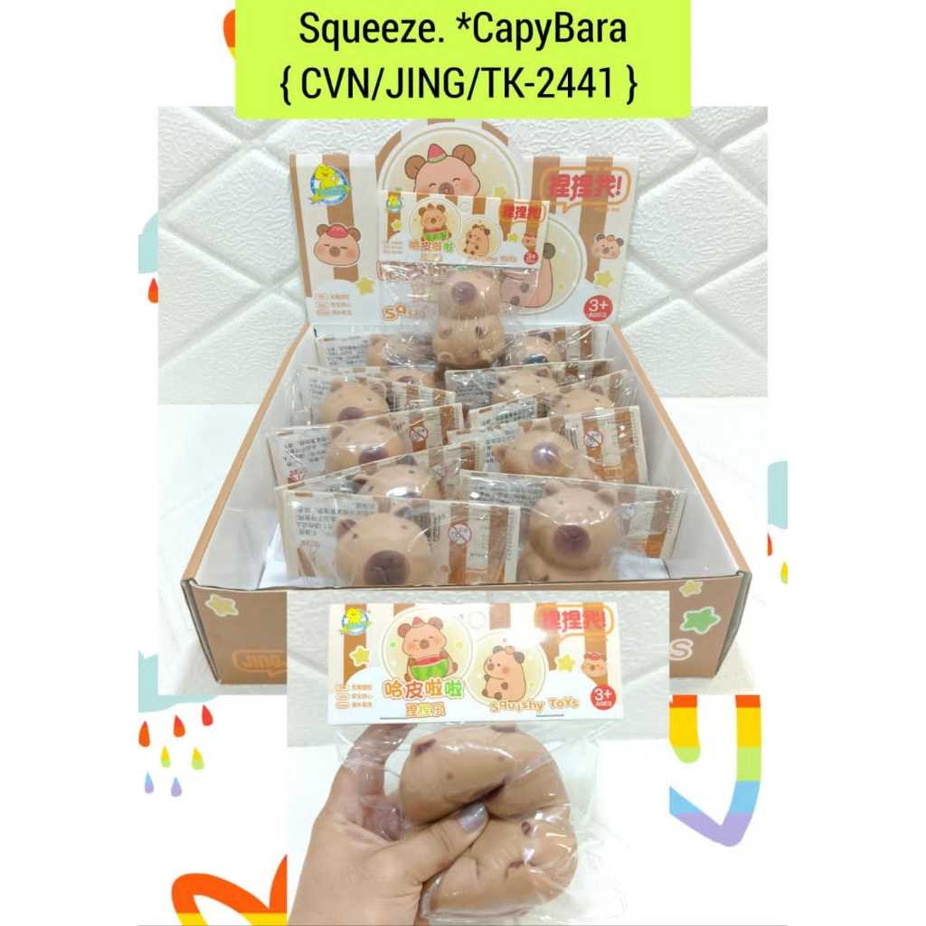 Squishy Capybara TK-2441 Squishy Toys Fidget Fun Toys | Shopee Philippines