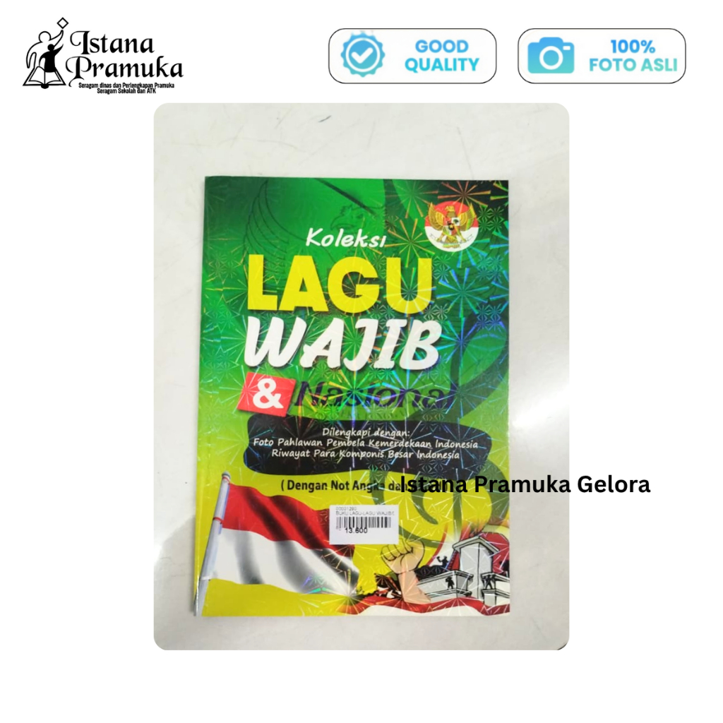 Compulsory & National Song Collection Book with Number Notes - Gelora ...