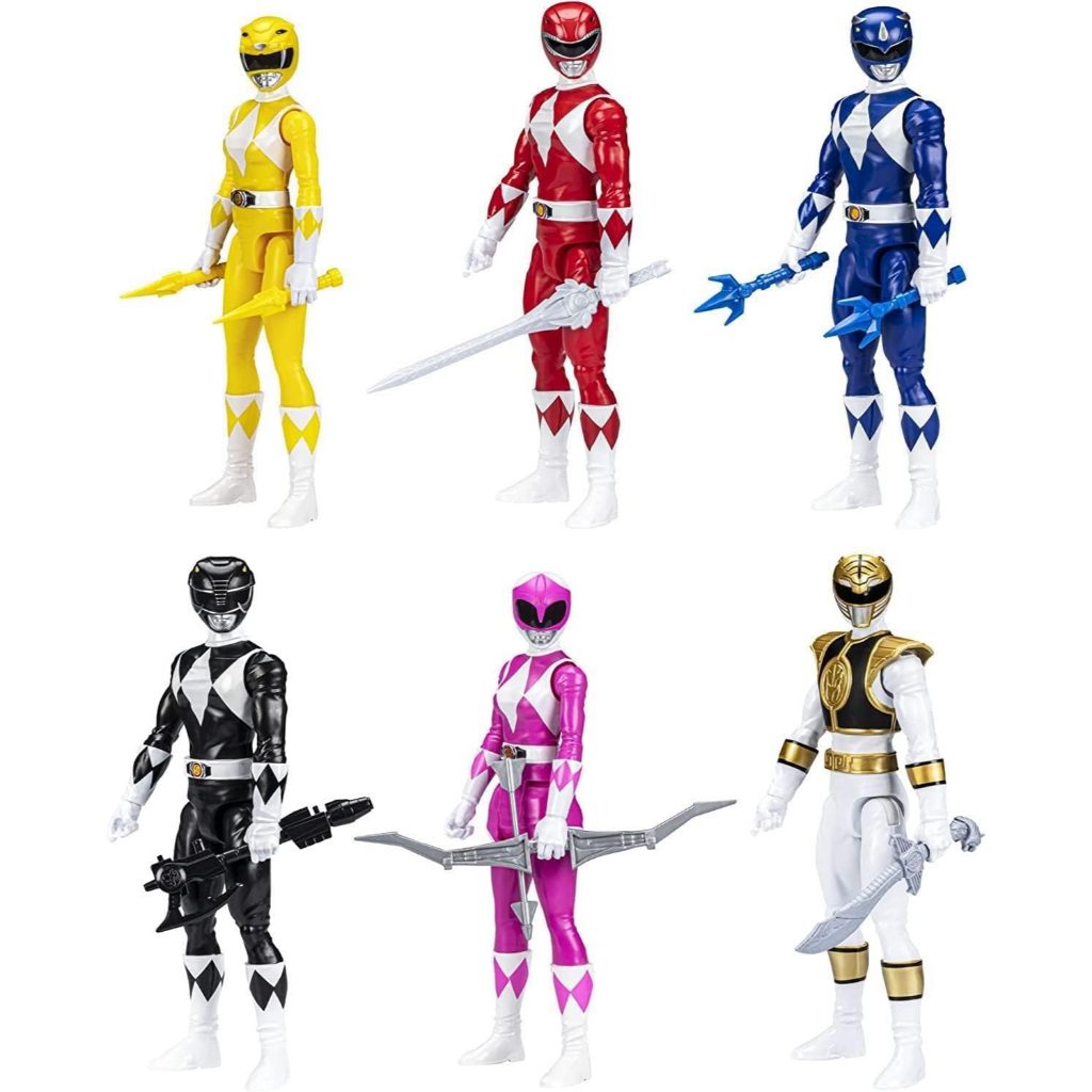 Power Rangers Mighty Morphin Multipack 12-inch Action Figure 6-Pack ...