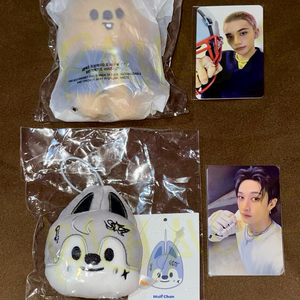 SKZOO Wolfchan Nametag KARMA Han Quokka 10cm PC Bang Chan ds hooray ...