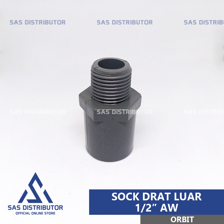 1/2" inch AW Orbit / SDL 1/2" inch PVC External Thread Socket / 1/2 ...