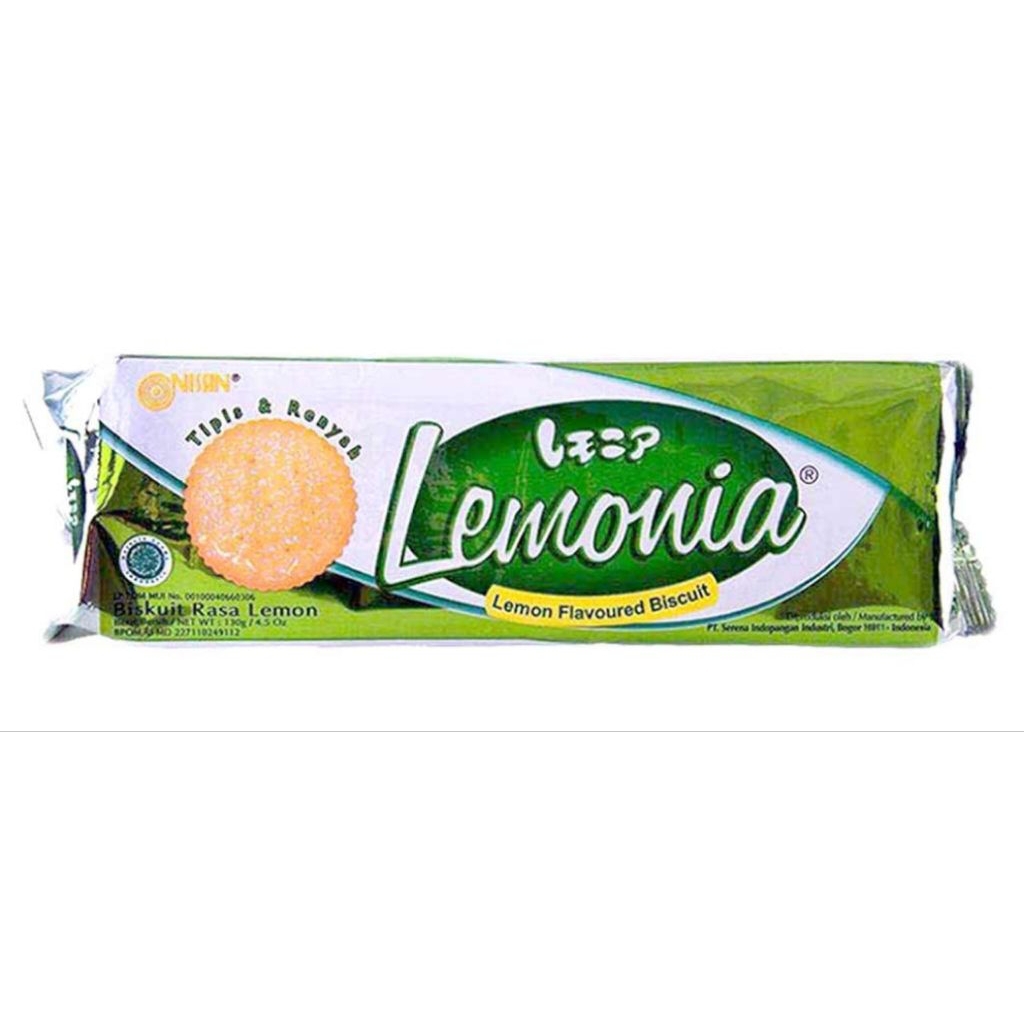 NISSIN Lemonia Cookies lemon biscuit 130 g | Shopee Philippines