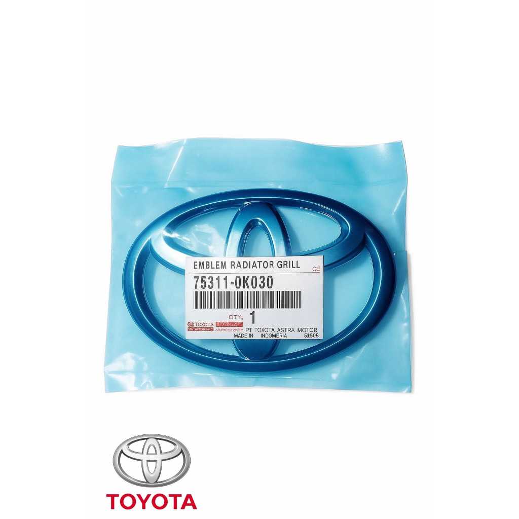 Toyota Innova, Avanza, Rush radiator grille logo Emblem (75311-0K030 ...